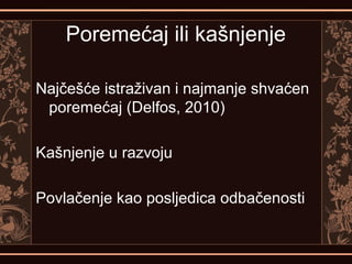 Autizam ili autisticno | PPT