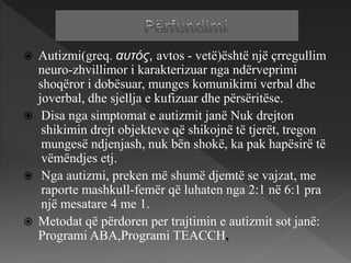 Autizmi | PPTX