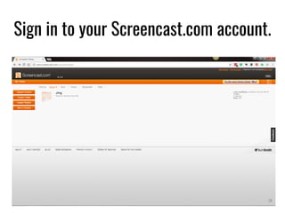 [Tutorial ] How to use Jing to Record and Share your Computer Screen | PDF