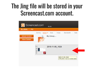 [Tutorial ] How to use Jing to Record and Share your Computer Screen | PDF