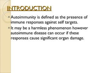 Autoimmune disorders | PPT