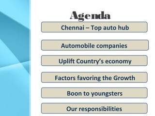 Chennai -Detroit of Asia | PPT