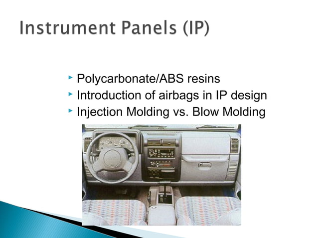 Use of Polymers in automobiles | PPT | Chemistry | Science