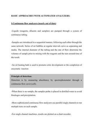 Auto analyzer | PDF