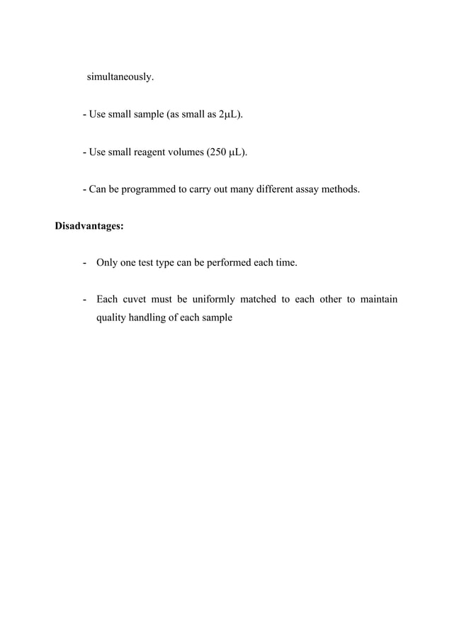 Auto analyzer | PDF | Chemistry | Science