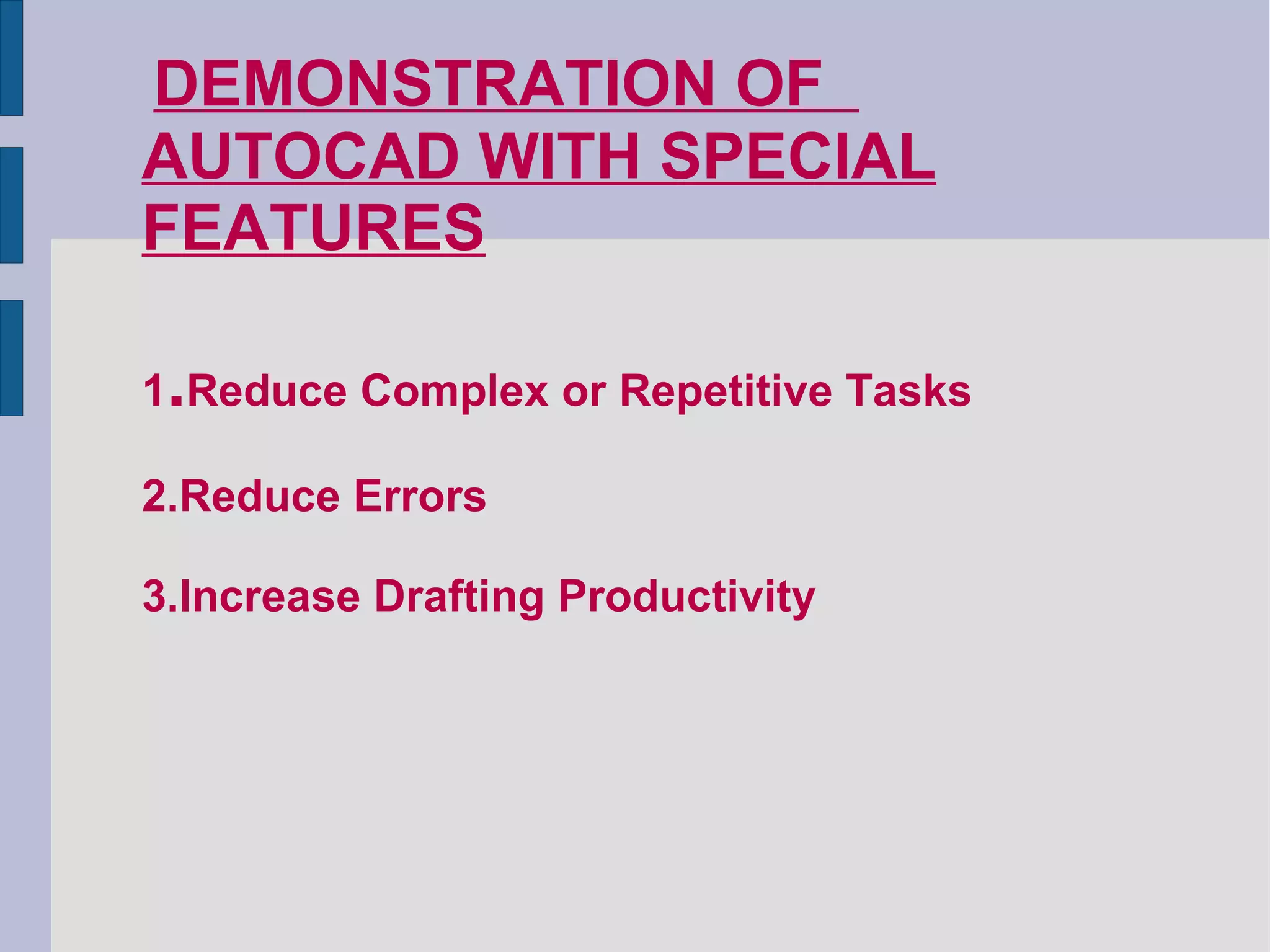 Auto Cad Presentation | ODP