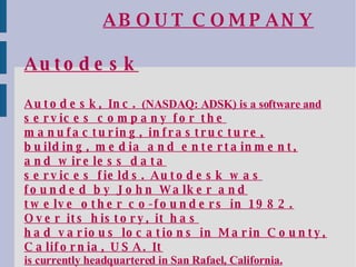 Auto Cad Presentation | ODP