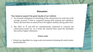 Automatic pruning method for random forest | PPT