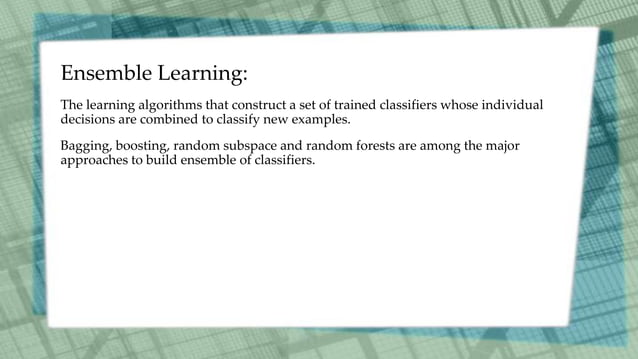 Automatic pruning method for random forest | PPT