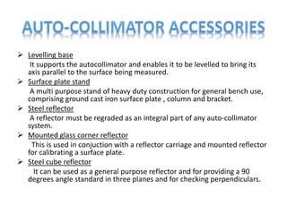 Auto-collimator | PPTX