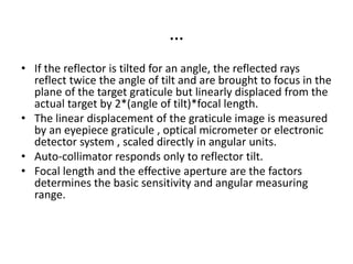 Auto-collimator | PPTX