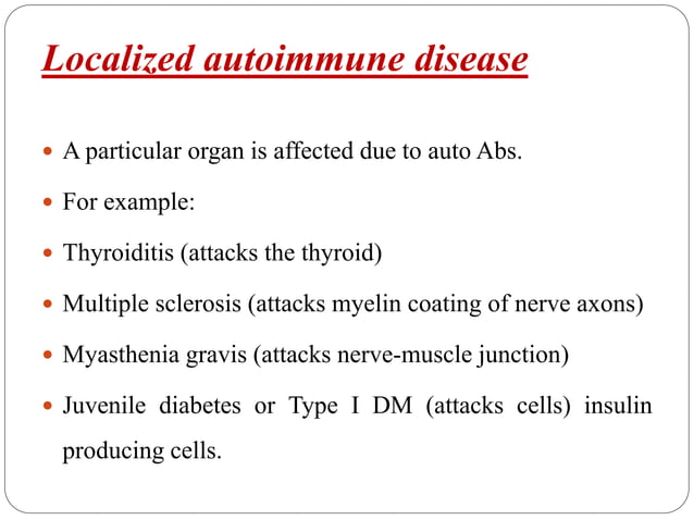 Auto immune diseases | PPTX