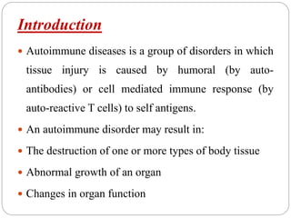 Auto immune diseases | PPTX