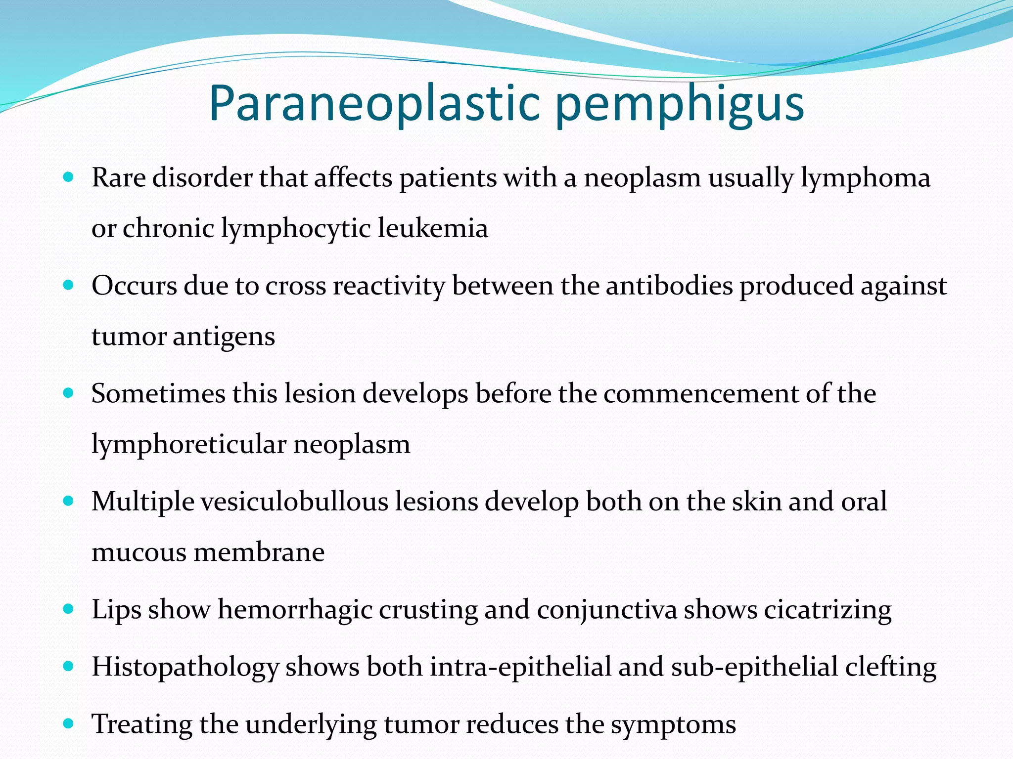 Auto immune disorders of the oral cavity | PPTX