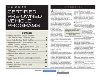 Auto Industry Certified Pre Owned Cpo Sales Programs | PPT