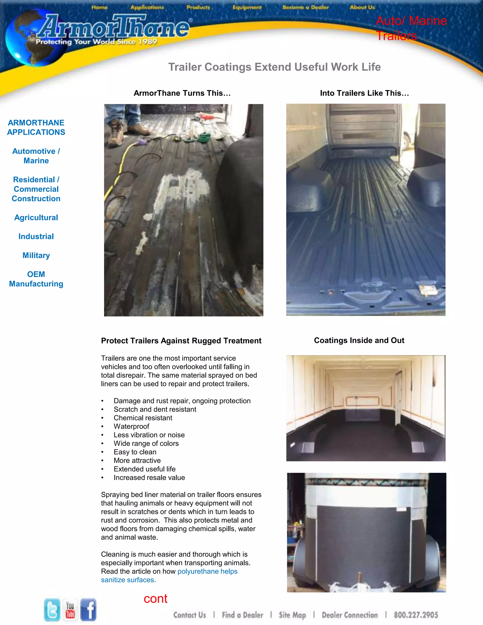ArmorThane Auto marine applications | PDF