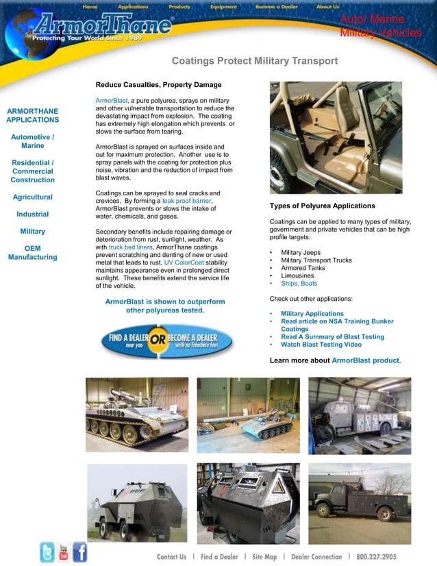 ArmorThane Auto marine applications | PDF