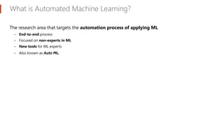 Introduction to Auto ML | PPTX