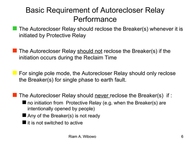 Auto Reclose Testing | PPT
