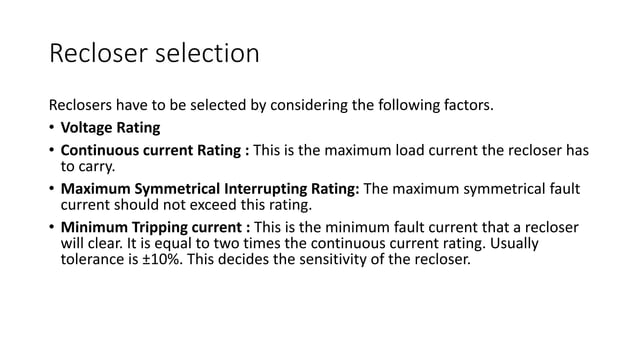 Auto reclosers | PPTX | Ice Hockey | Sports