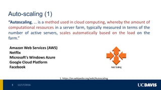 Cost savings from auto-scaling of network resources using machine learning | PDF
