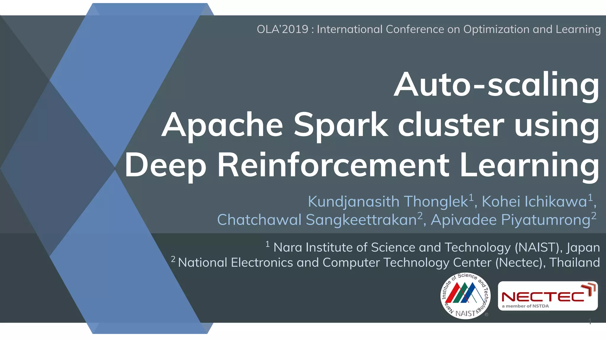 Auto Scaling Apache Spark Cluster Using Deep Reinforcement Learningpdf