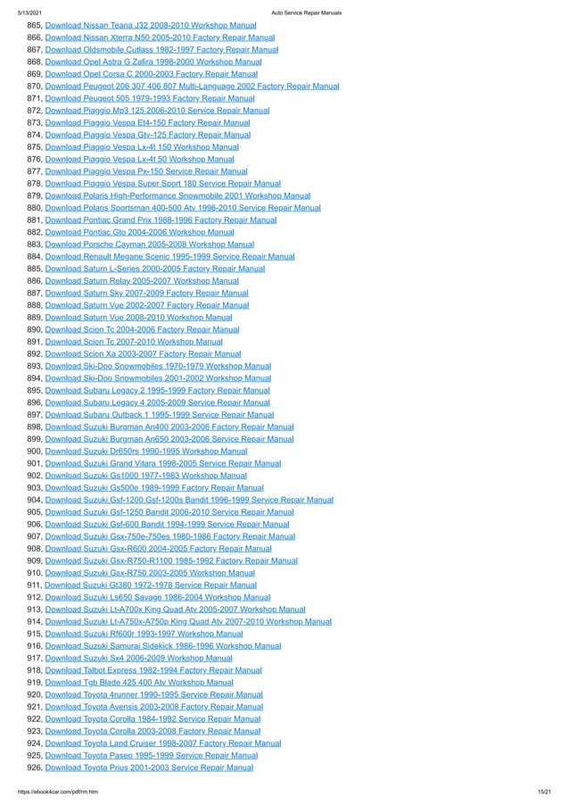 Auto service-repair-manuals.. | PDF
