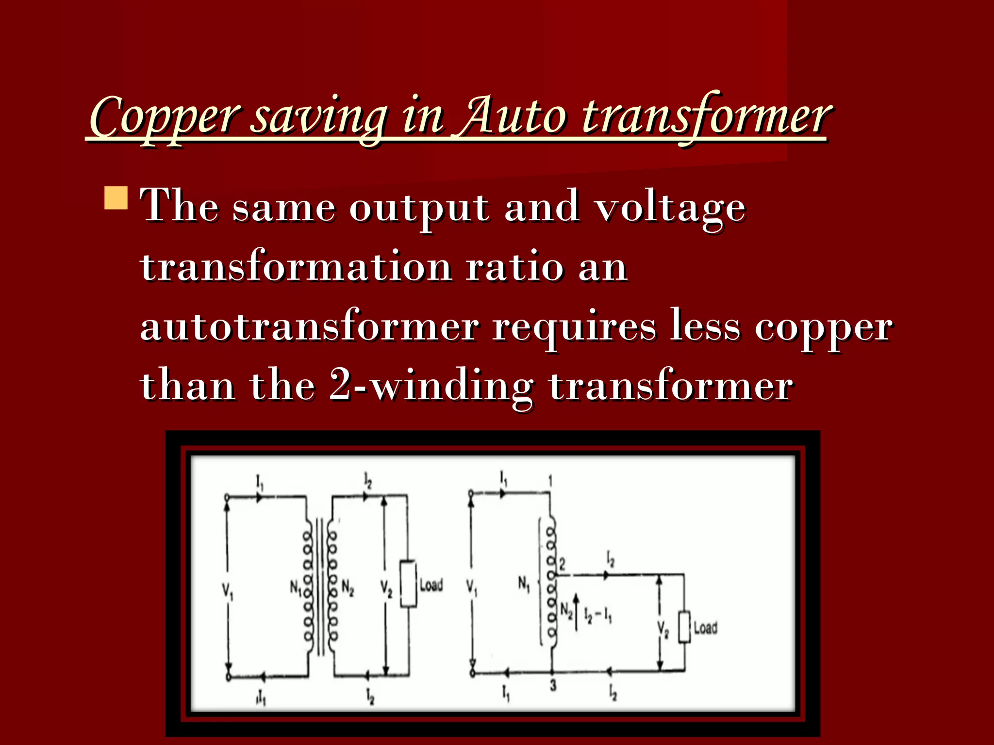 Auto transformer | PPT | Physics | Science