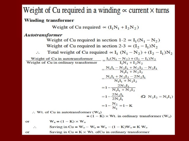 Auto transformer | PPT | Physics | Science