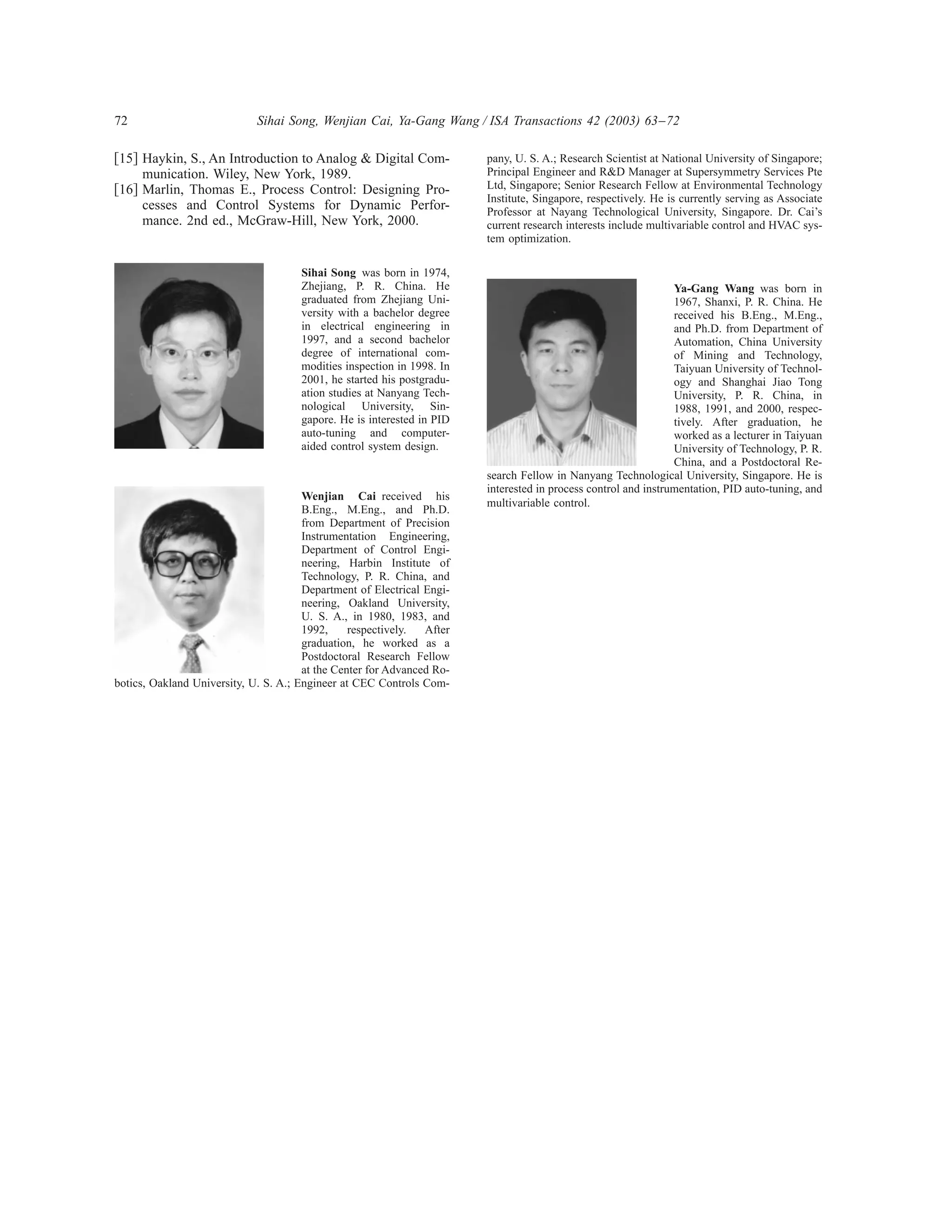 Auto tuning of cascade control systems | PDF