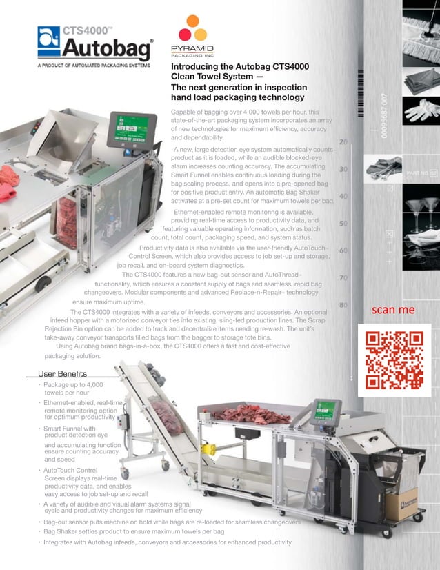 AUTOBAG® CTS4000™ CLEAN TOWEL SYSTEM | PDF | Home Appliances | Home ...