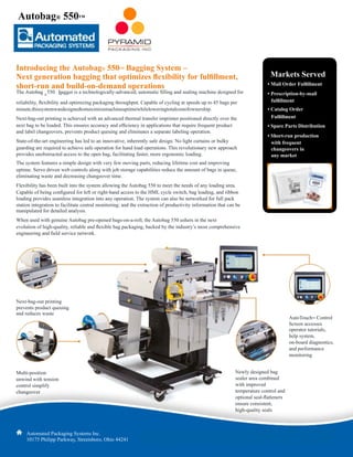Autobag 550 Data Sheet | PDF