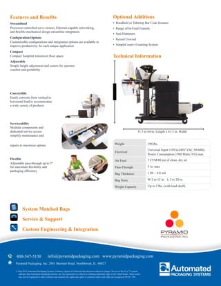 Autobag 550 Data Sheet | PDF