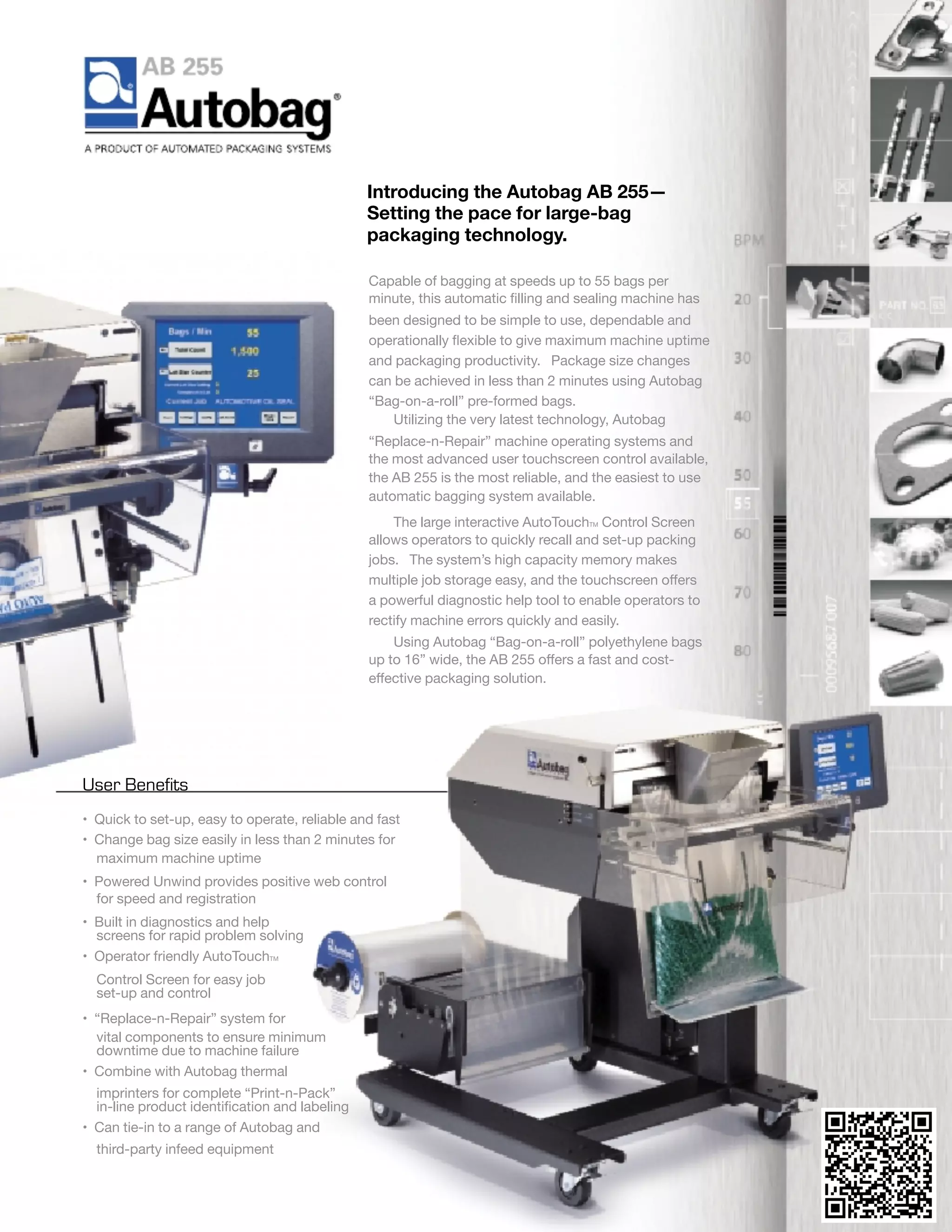 Autobag AB255 Wide Bagger | PDF