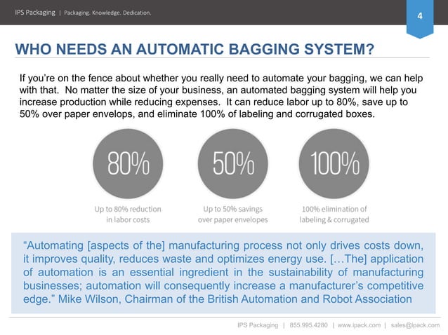 Automatic Bagging Systems | PPT | Free Download