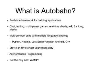 Autobahn primer | PPTX