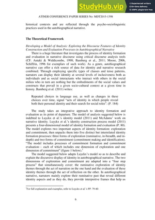 Autobiographical Narrative | PDF