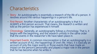Autobiography | PPTX
