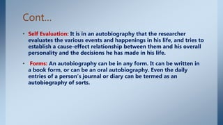 Autobiography | PPTX