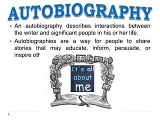 What is an Autobiography? | PPTX