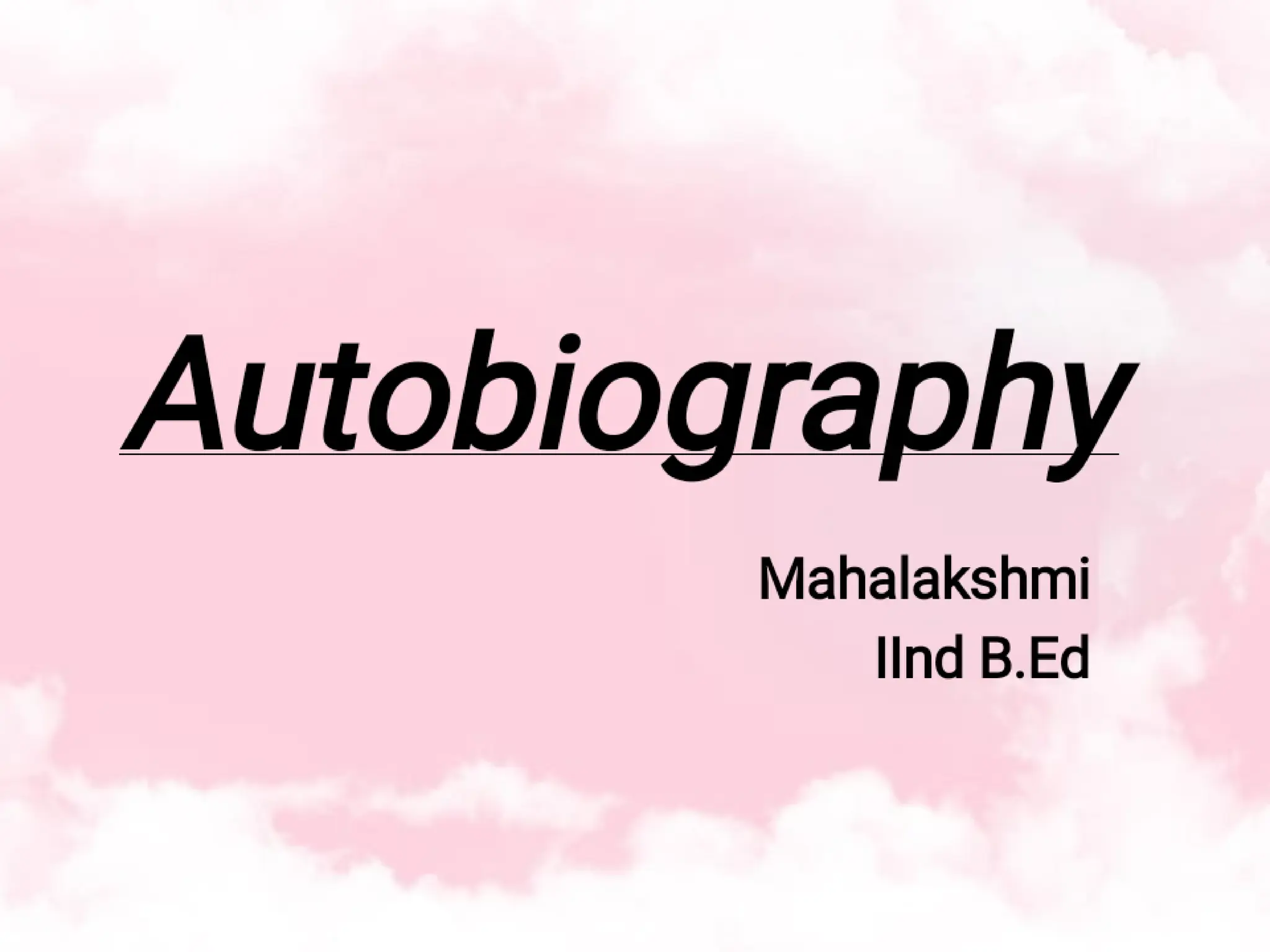 Autobiography Value Education slide share.pdf