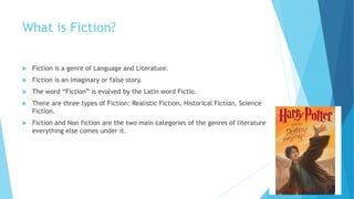 Autobiography and fiction | PPTX