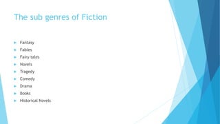 Autobiography and fiction | PPTX