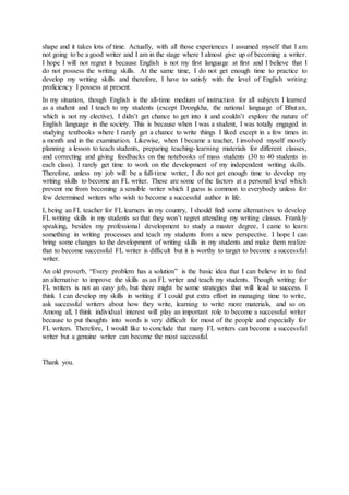 Autobiography as foreign language writer | DOCX