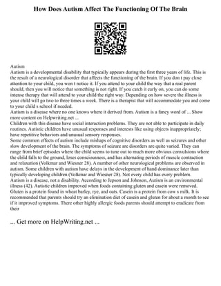 Autobiography Examples | PDF