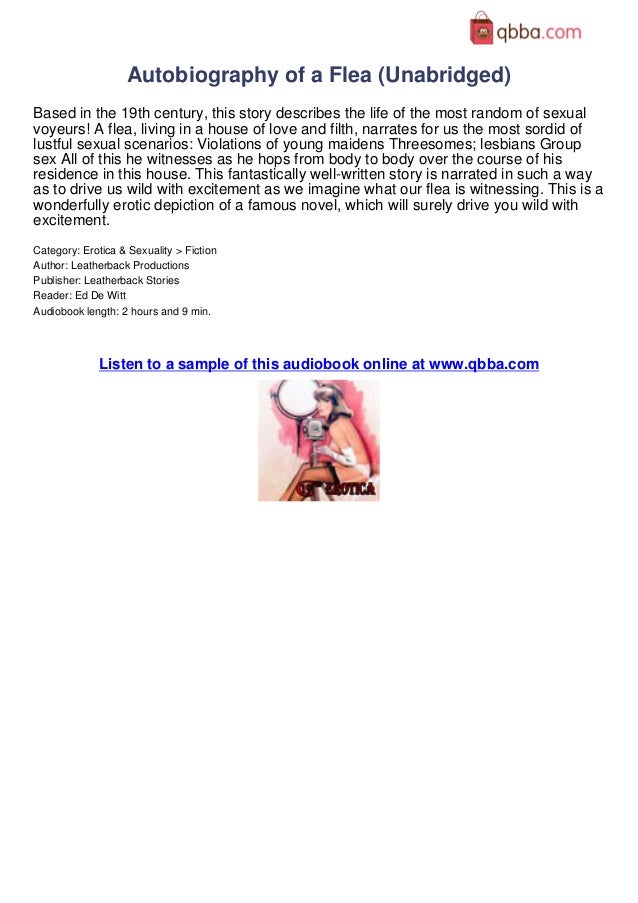 Autobiography Of A Flea Unabridged Book Review By Qbba