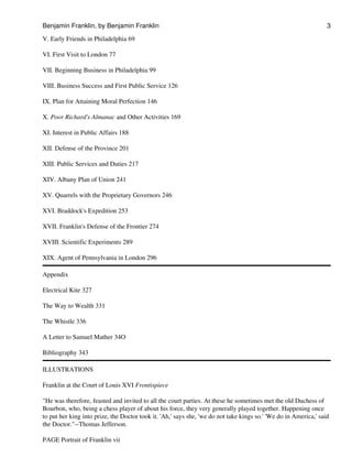 Autobiography of Benjamin Franklin | PDF