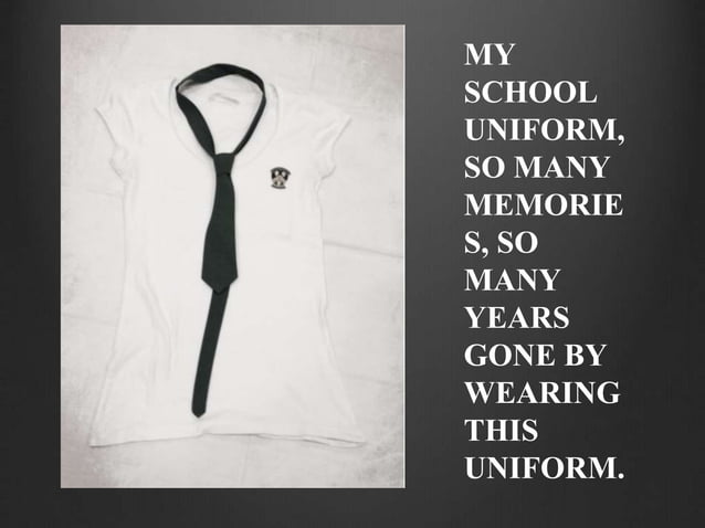 Autobiography through my wardrobe | PPTX