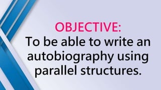 Autobiography Writing Task with Rubricspptx | PPTX
