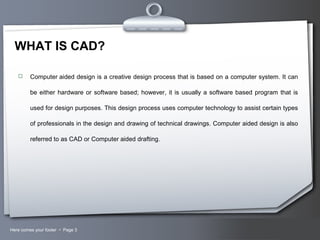 AutoCAD | PPT